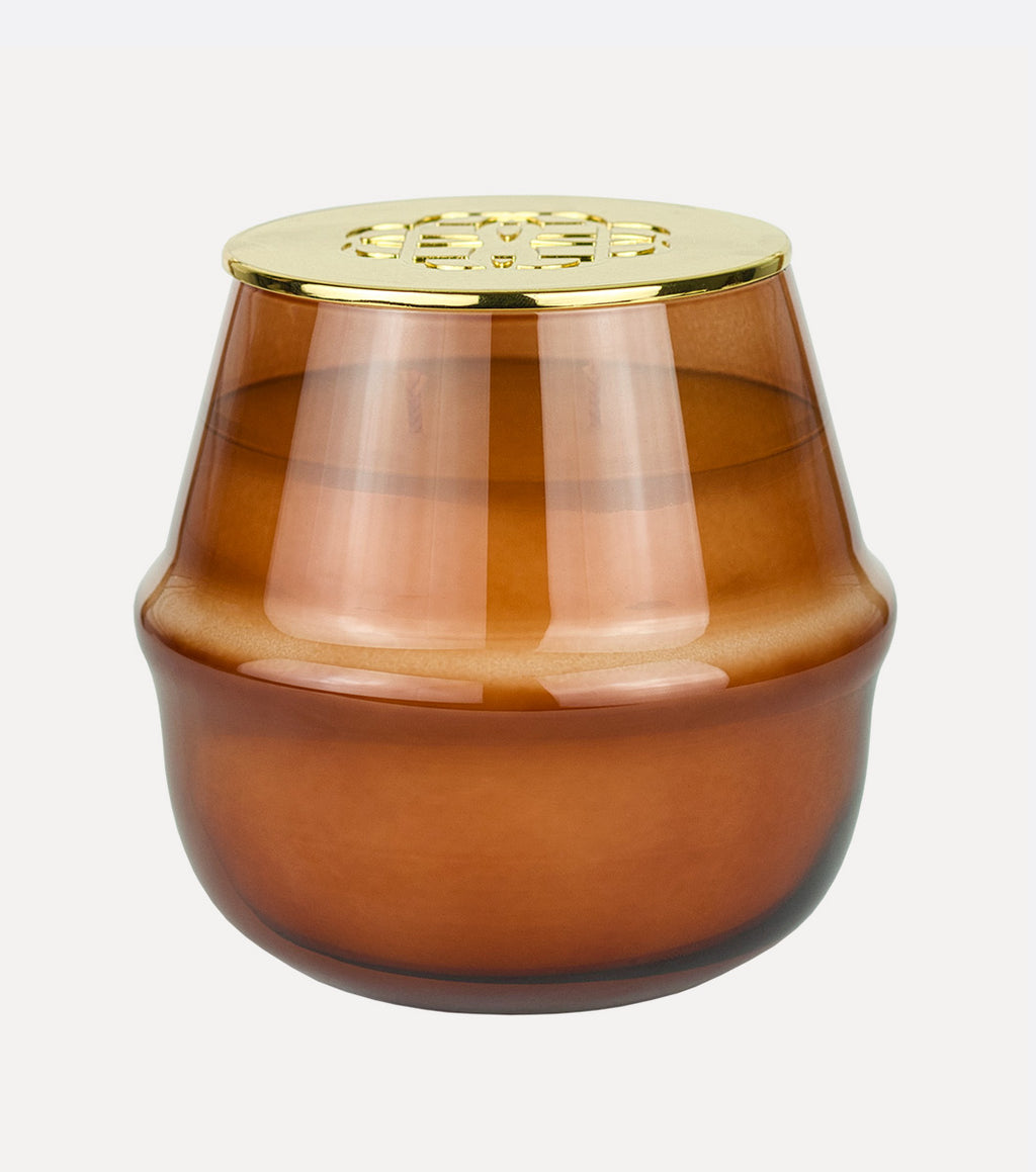 Elum Designs | Amber & Coconut 18 oz Rowan Glass Candle