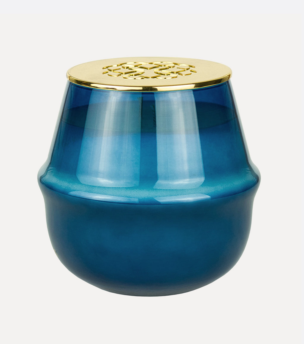 Elum Designs | Serene Sea Salt 18 oz Rowan Glass Candle